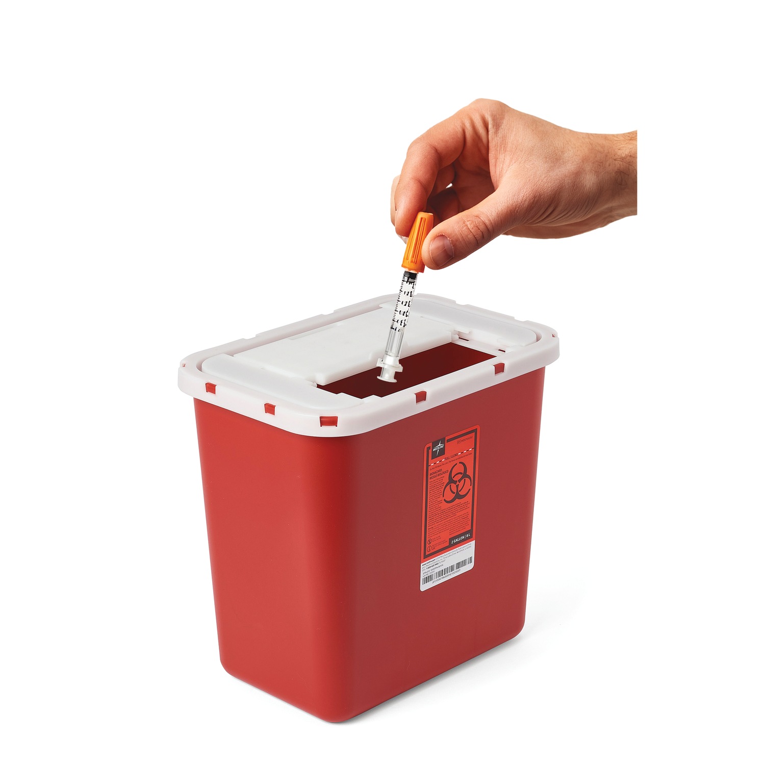 Medline 2 Gallon Sharps Container | Dr. Leonard's