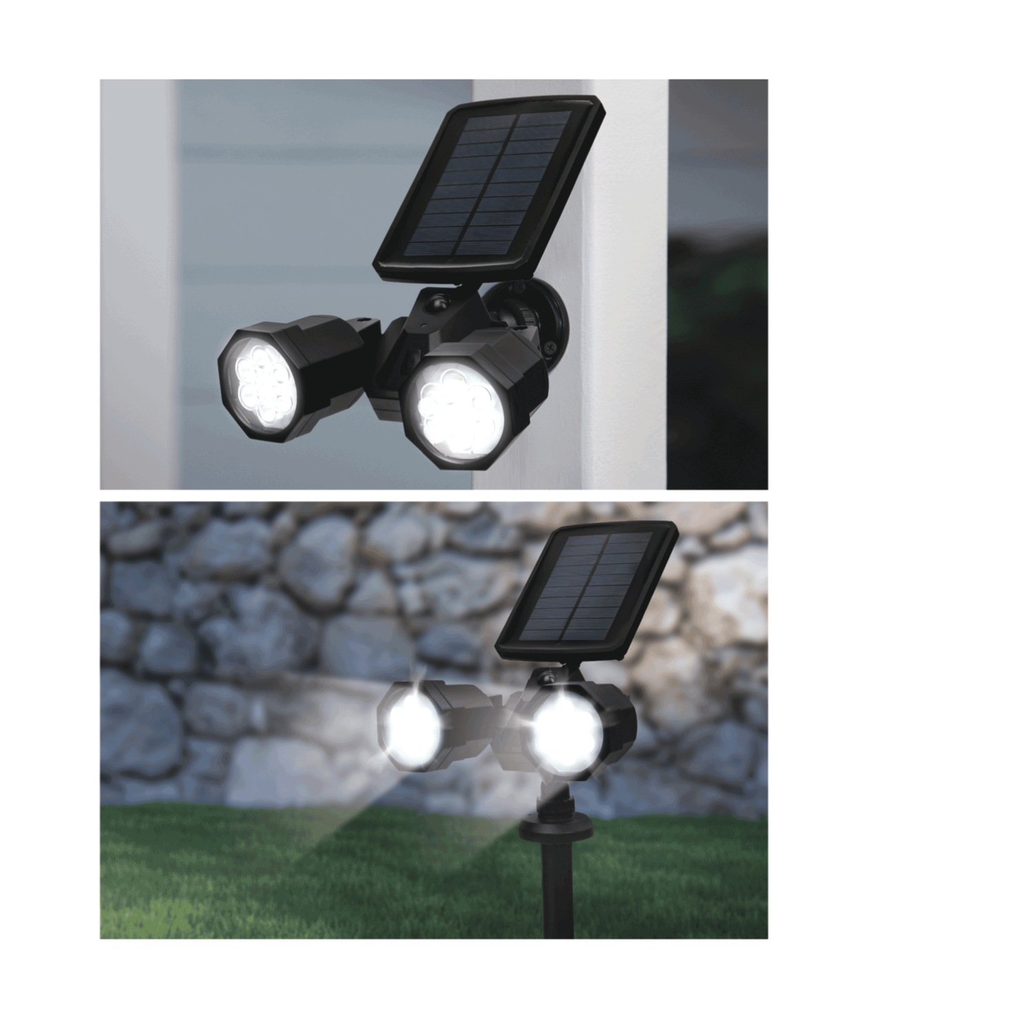 Bell+Howell Solar-Powered Bionic Spotlight Duo | Dr. Leonard's