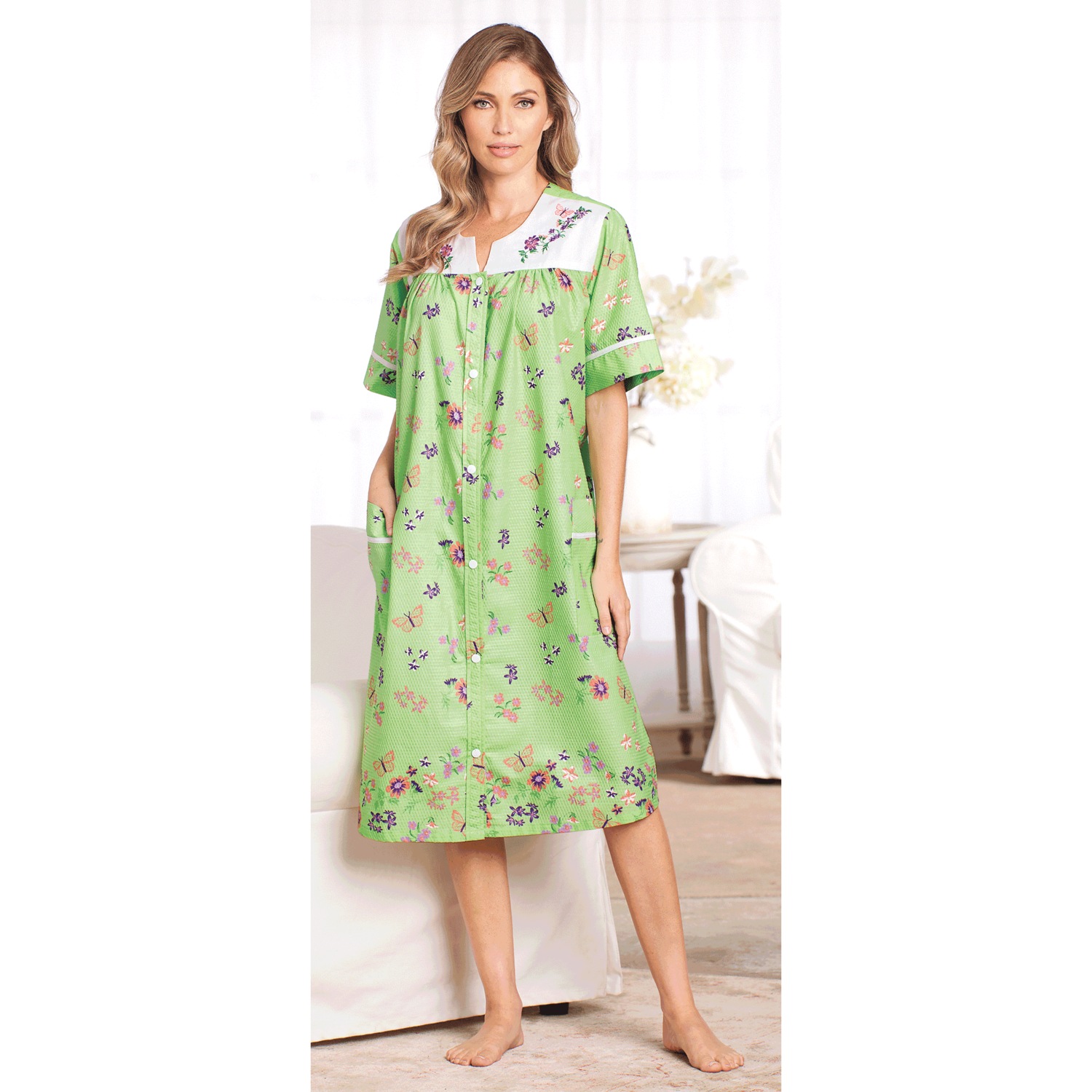Duster With Embroidered Yoke | Dr. Leonard's