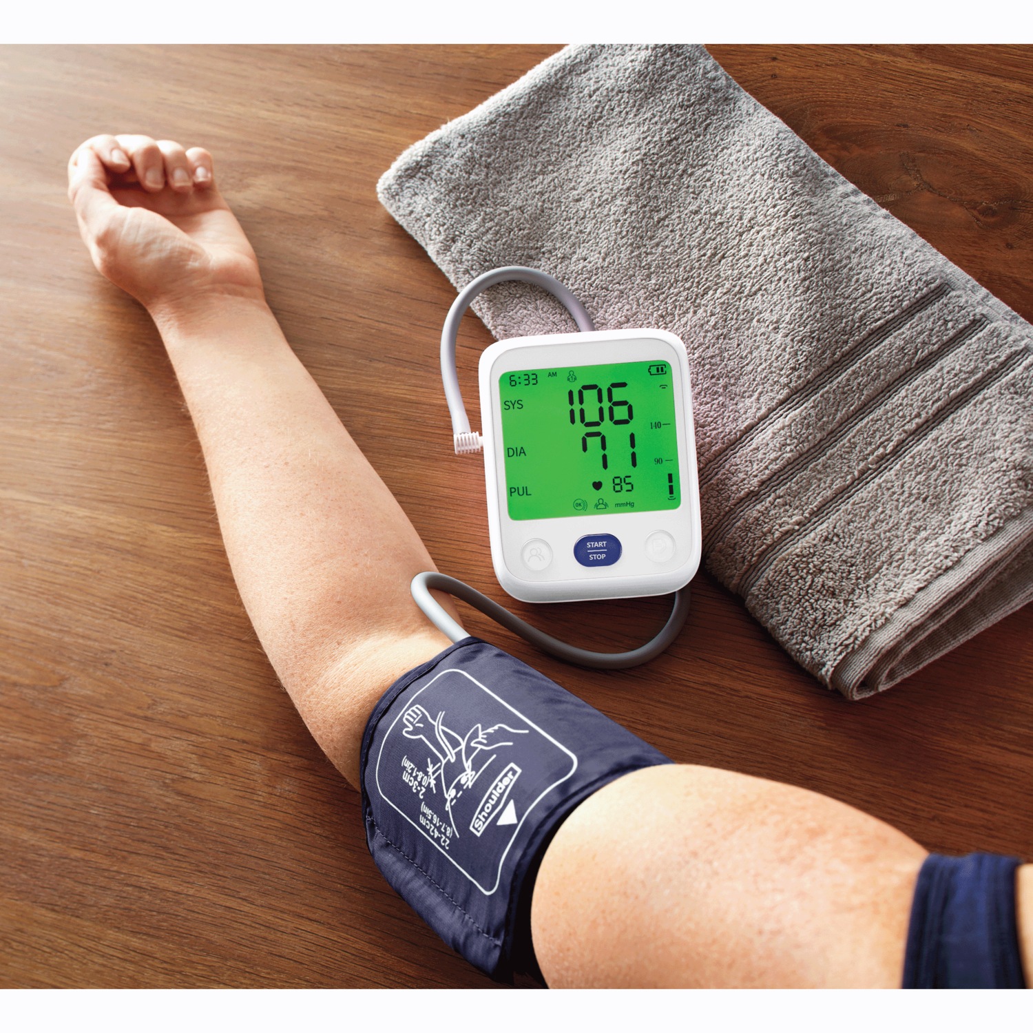 Talking Color-Coded Arm Blood Pressure Monitor | Dr. Leonard's