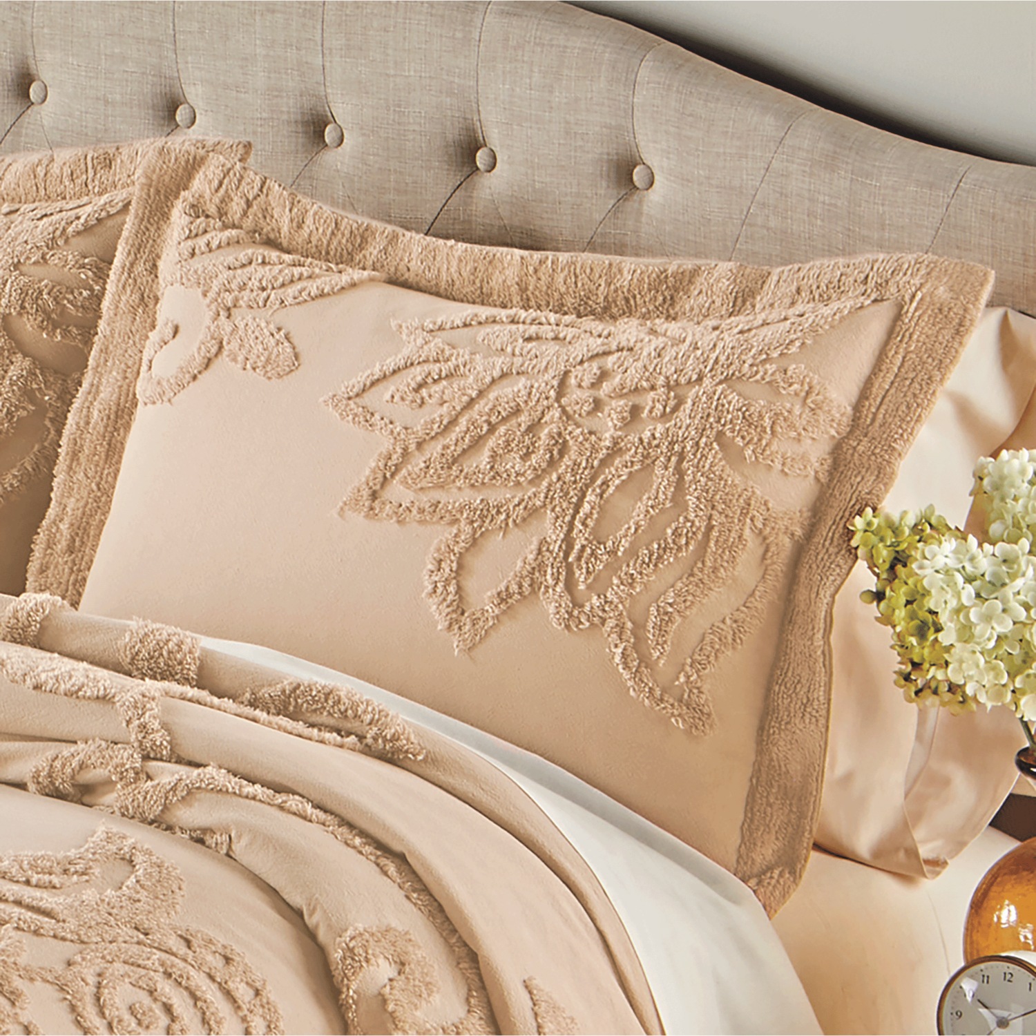 Jaipur Chenille Bedspread and Sham | Dr. Leonard's