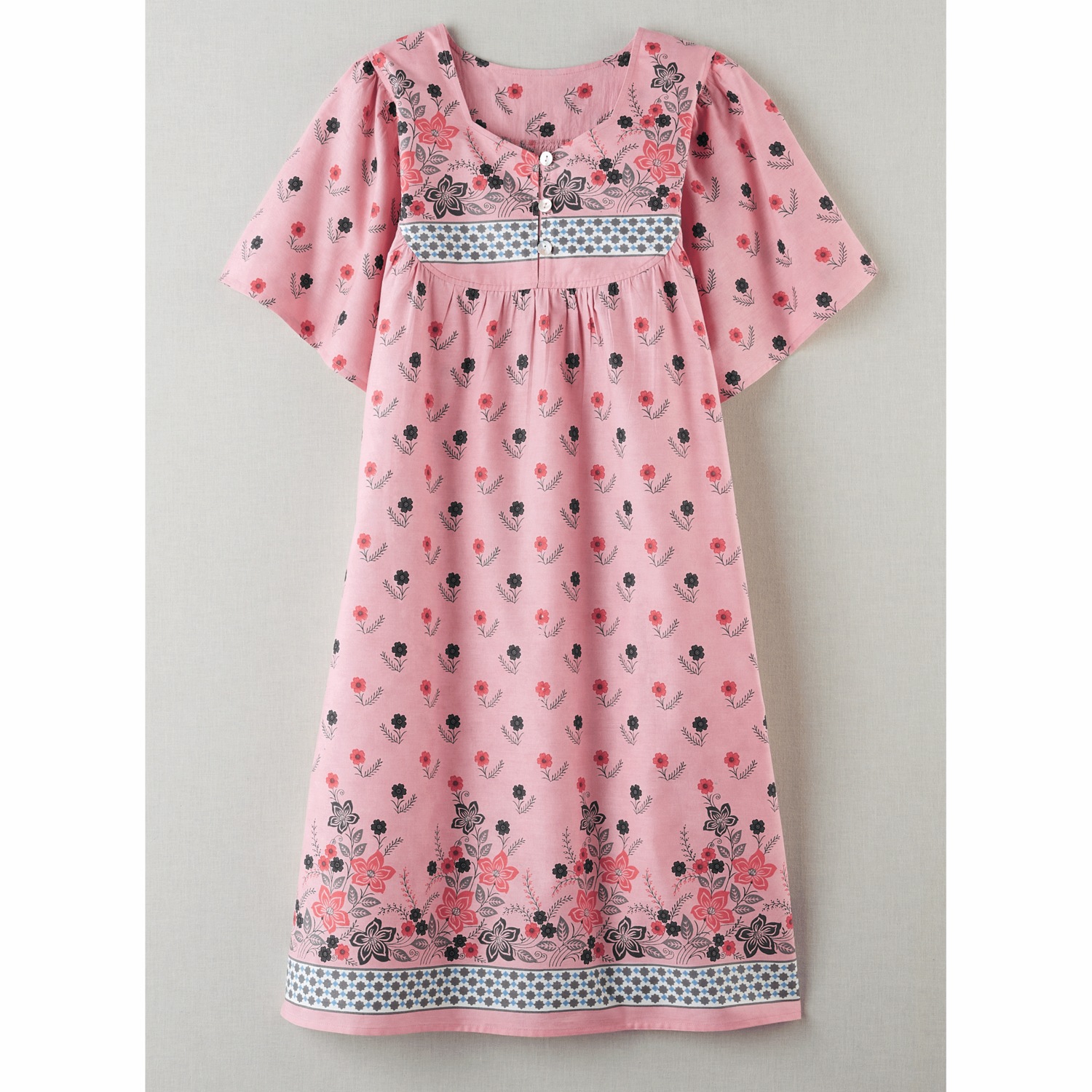 Metro Border Print Patio Dress | Dr. Leonard's