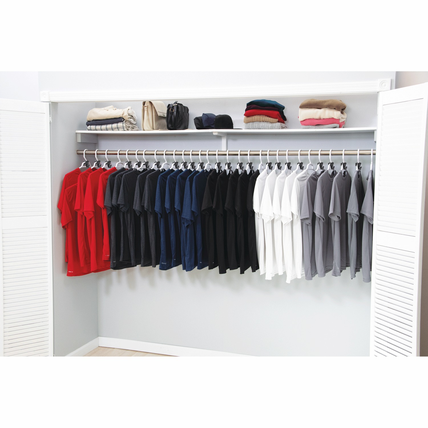Ruby Space Triangles™ Closet Organizers | Dr. Leonard's