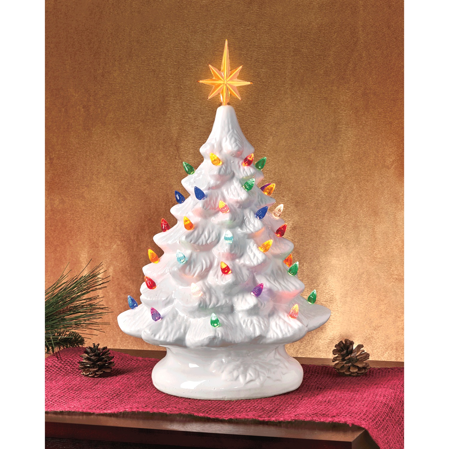 12" Ceramic Christmas Tree | Dr. Leonard's
