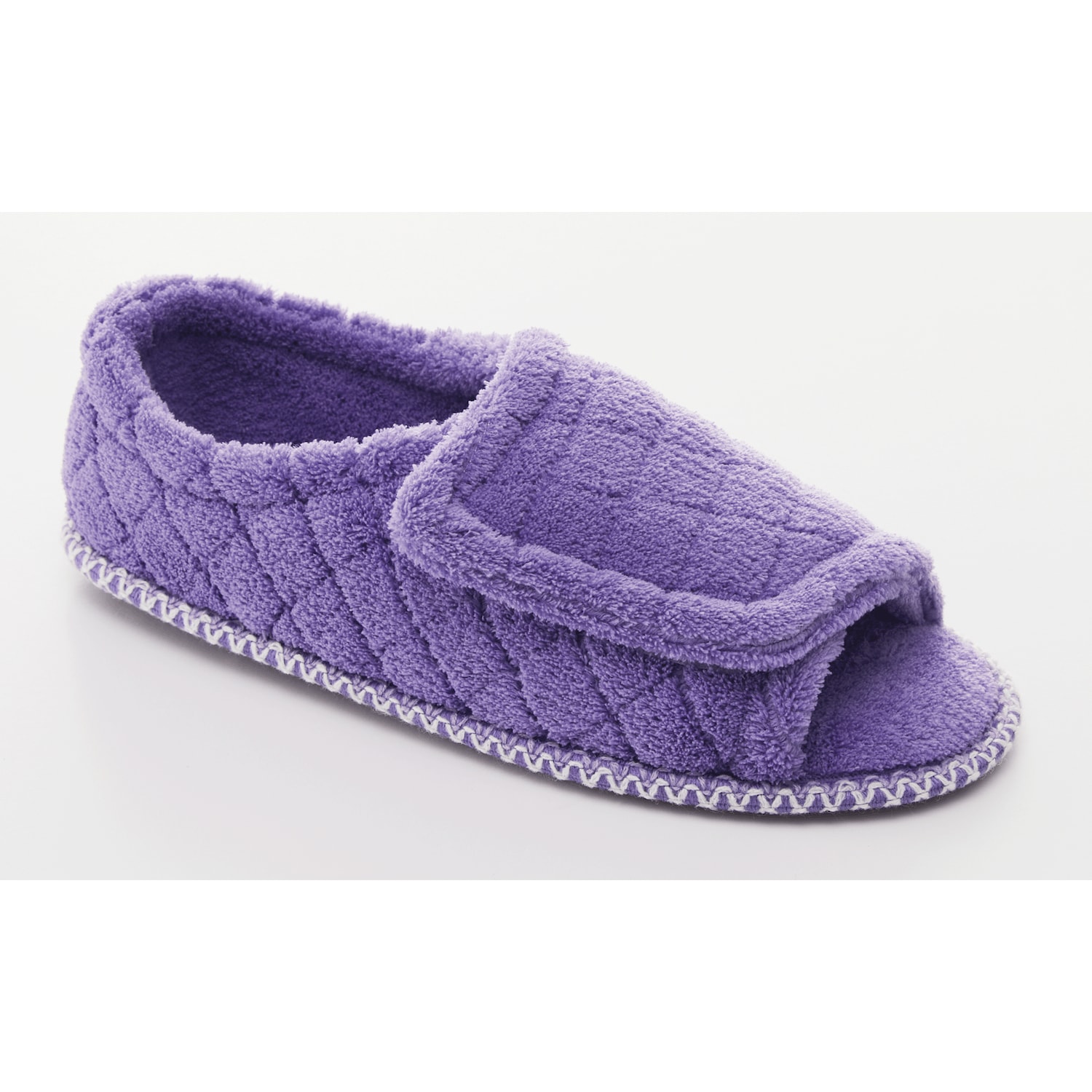 Ladies' Open Toe, Quilted Slipper | Dr. Leonard's