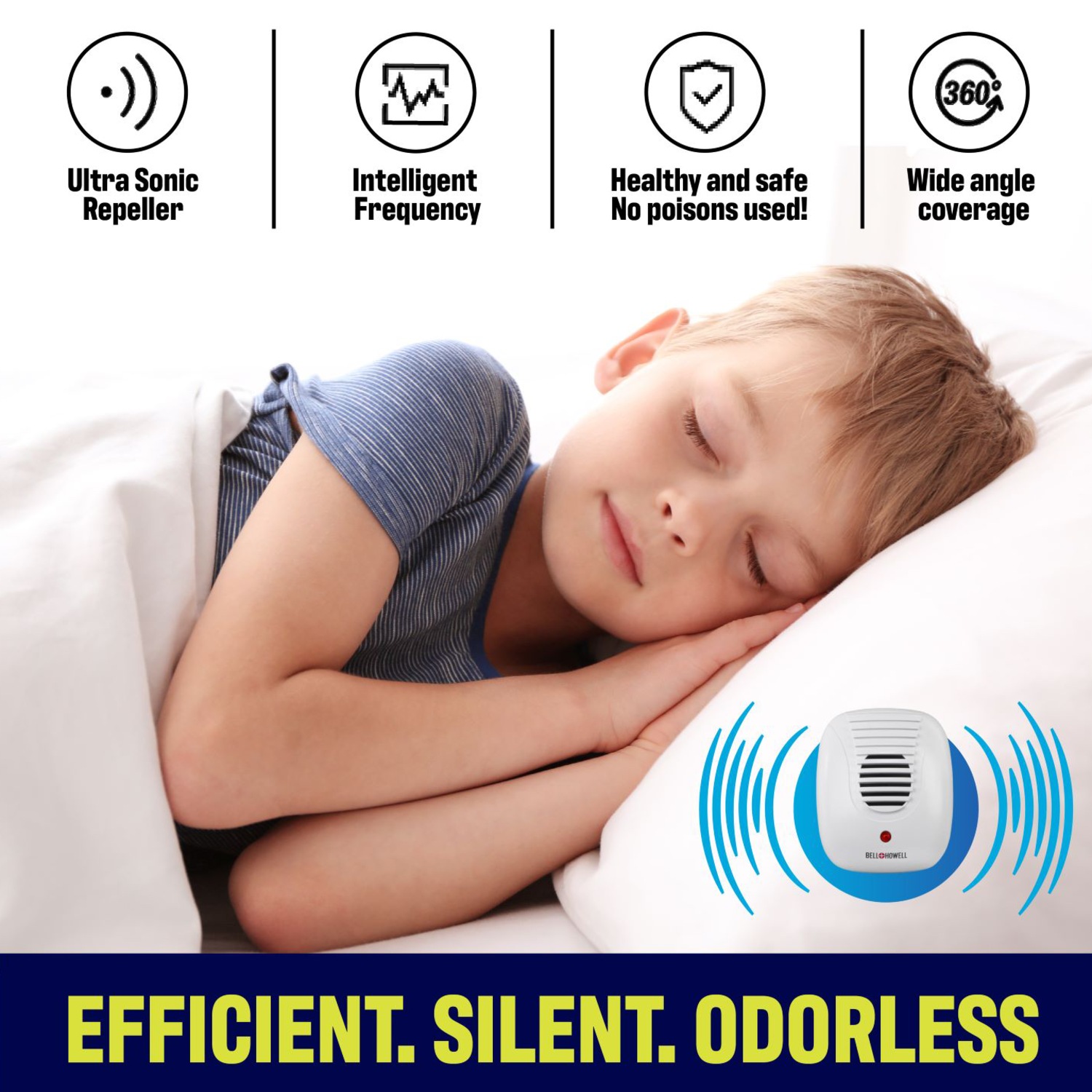 Bell & Howell Pest Repellers 4-Pack | Dr. Leonard's