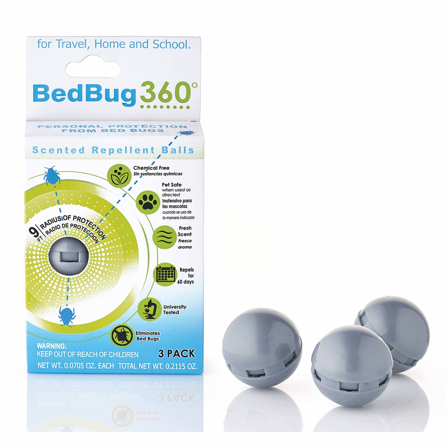 Set of 3 Bedbug Balls | Dr. Leonard's