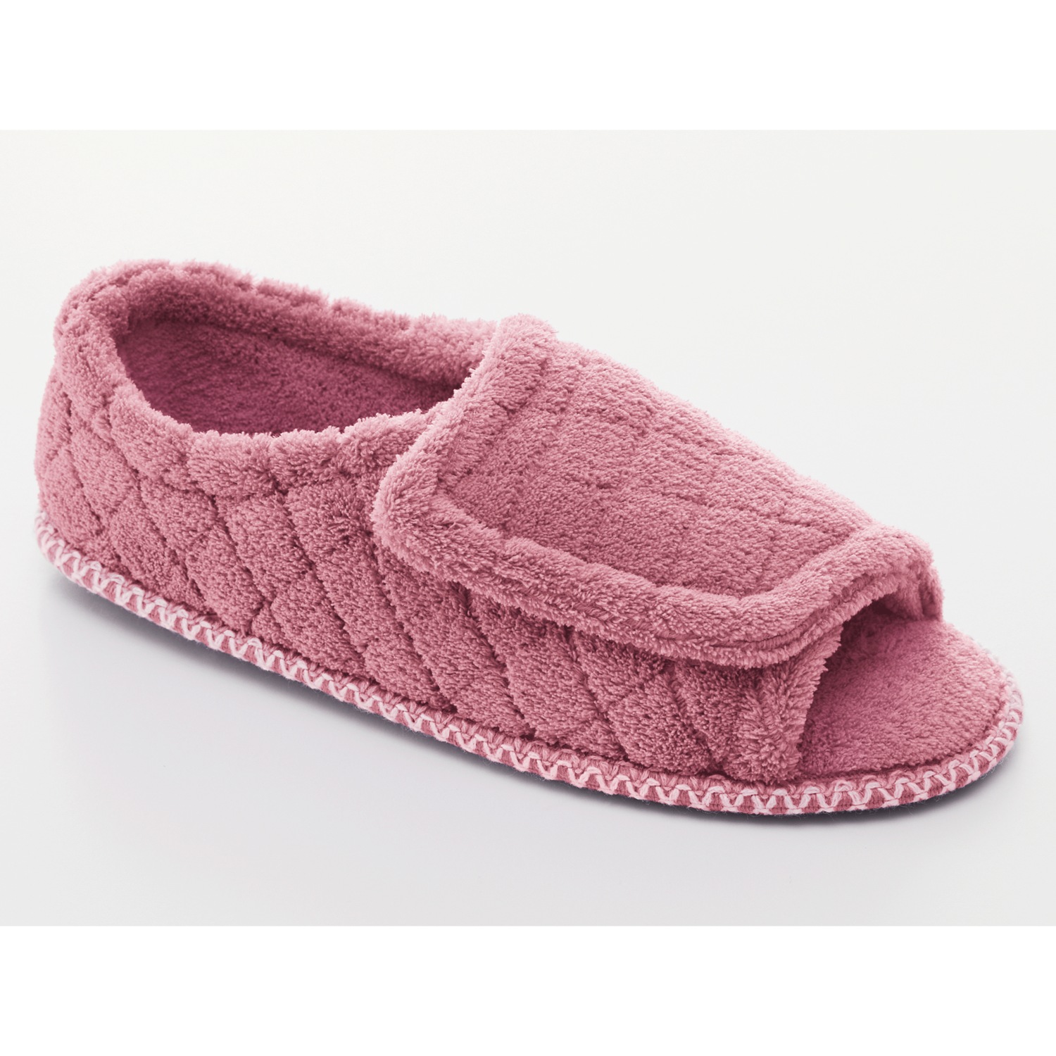 Ladies' Open Toe, Quilted Slipper | Dr. Leonard's