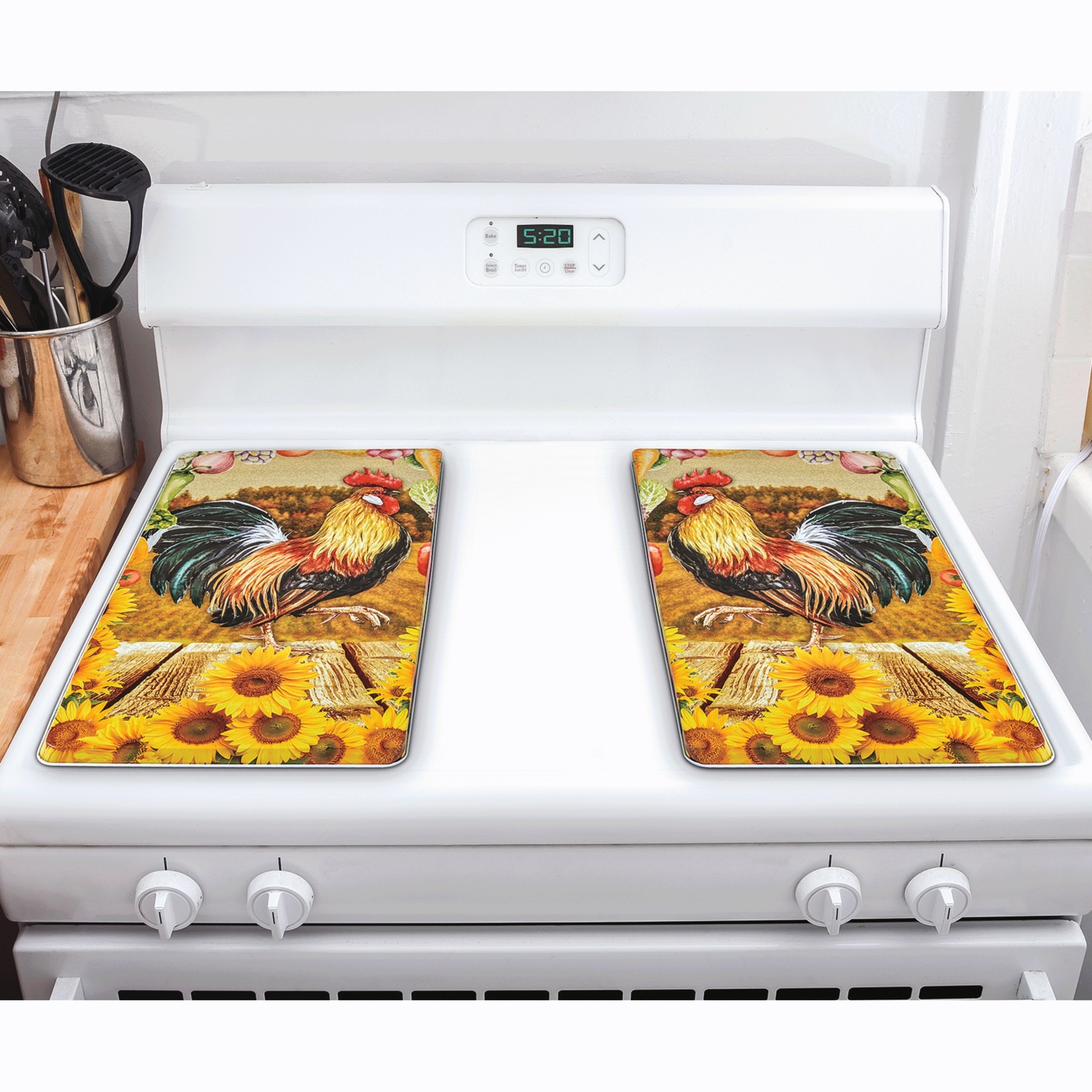 Rooster Burner Covers | Dr. Leonard's