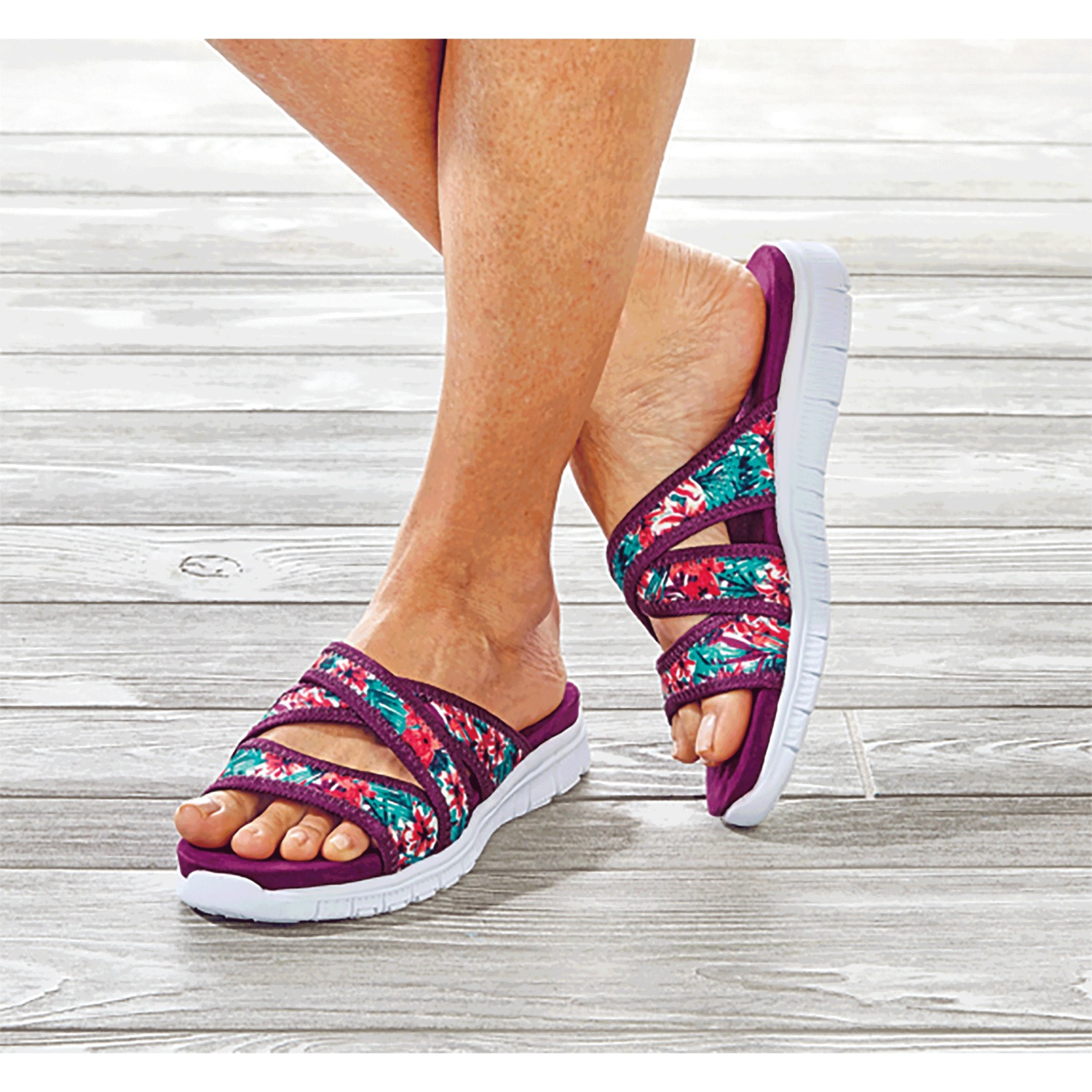 Women's Dede Athletic Slide | Dr. Leonard's