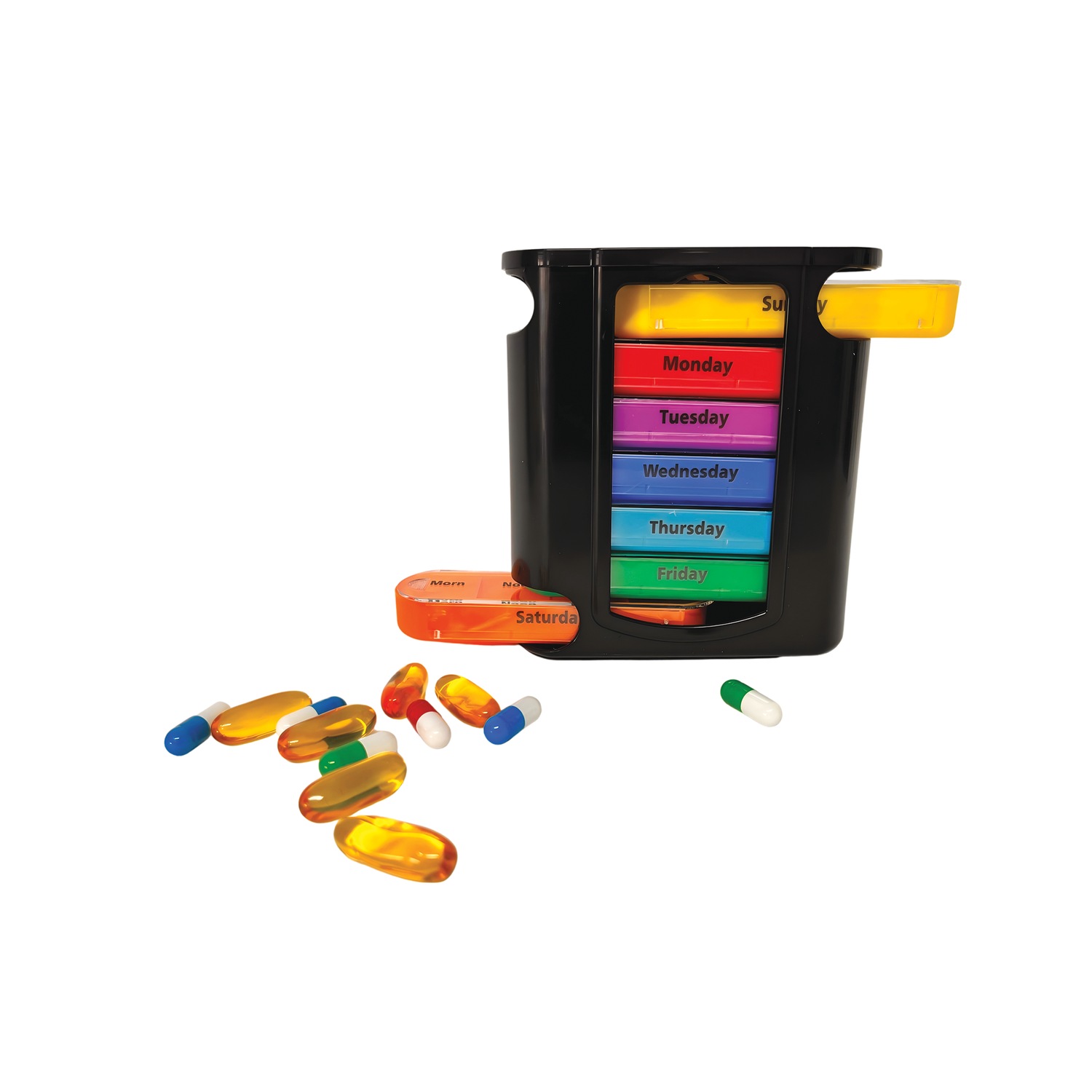 Weekly Vertical Pill Organizer | Dr. Leonard's