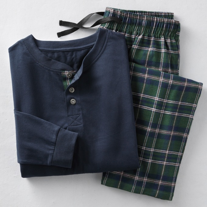 Cozee Corner® Men's Flannel Pajamas | Dr. Leonard's