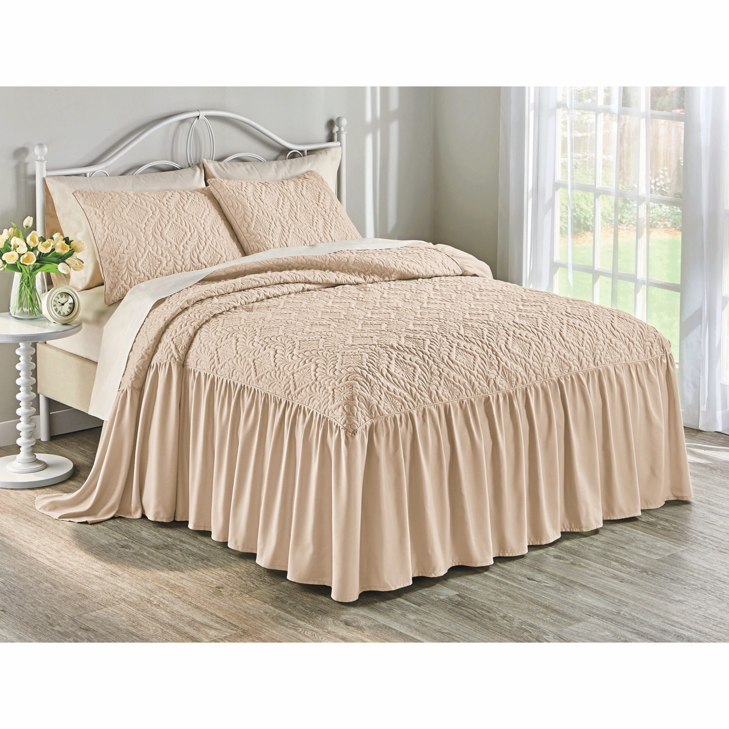 Samantha Ruffle Bedspread | Dr. Leonard's