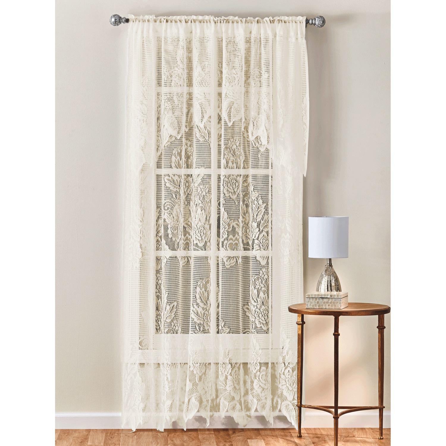 Lace Panel With Valance | Dr. Leonard's