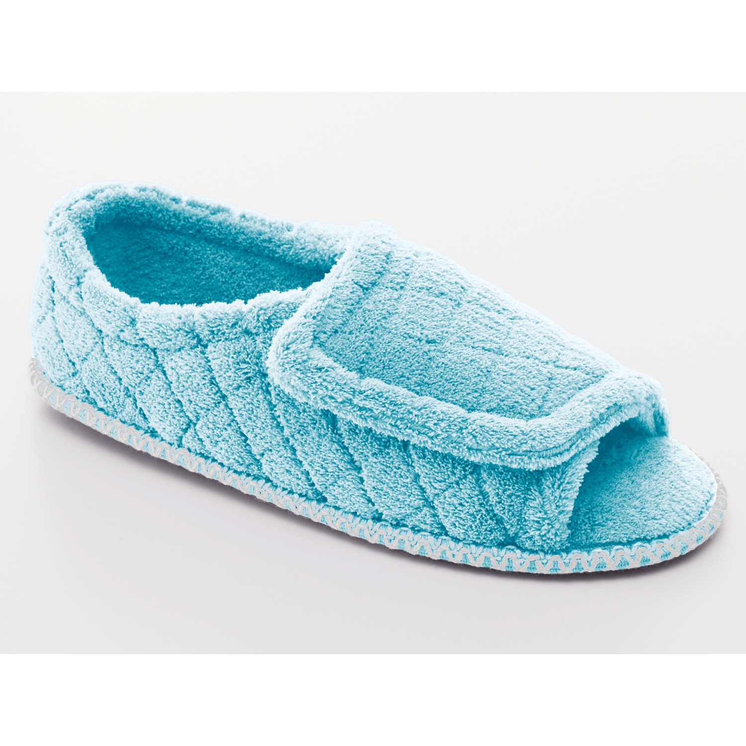 Ladies' Open Toe, Quilted Slipper | Dr. Leonard's