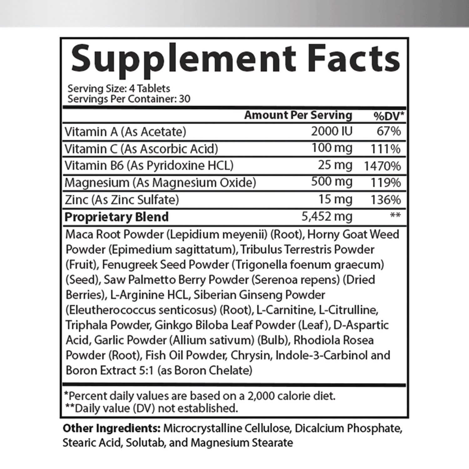 Monster Test - 120 tabs | Dr. Leonard's