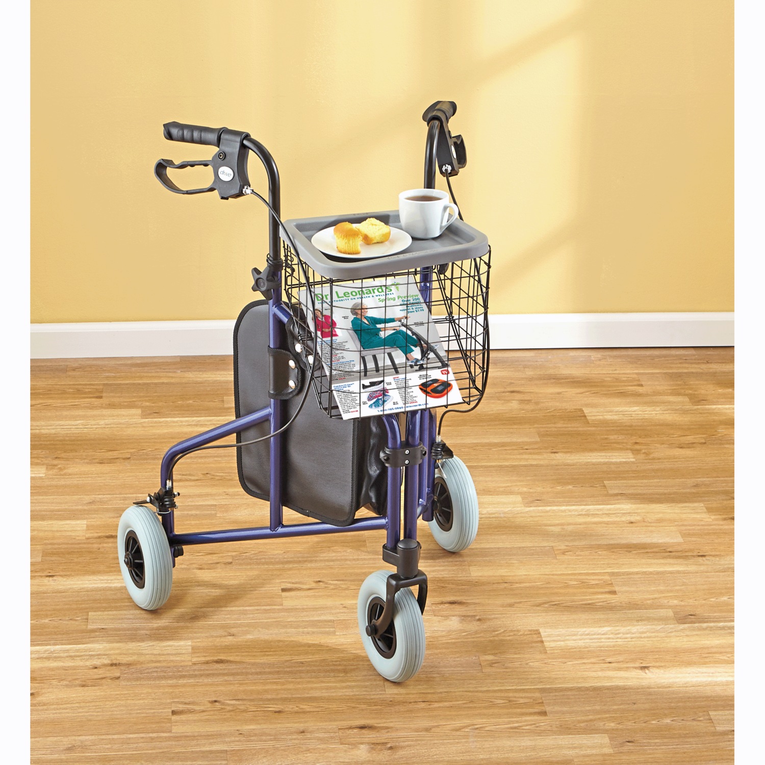 Three-Wheel Rollator | Dr. Leonard's