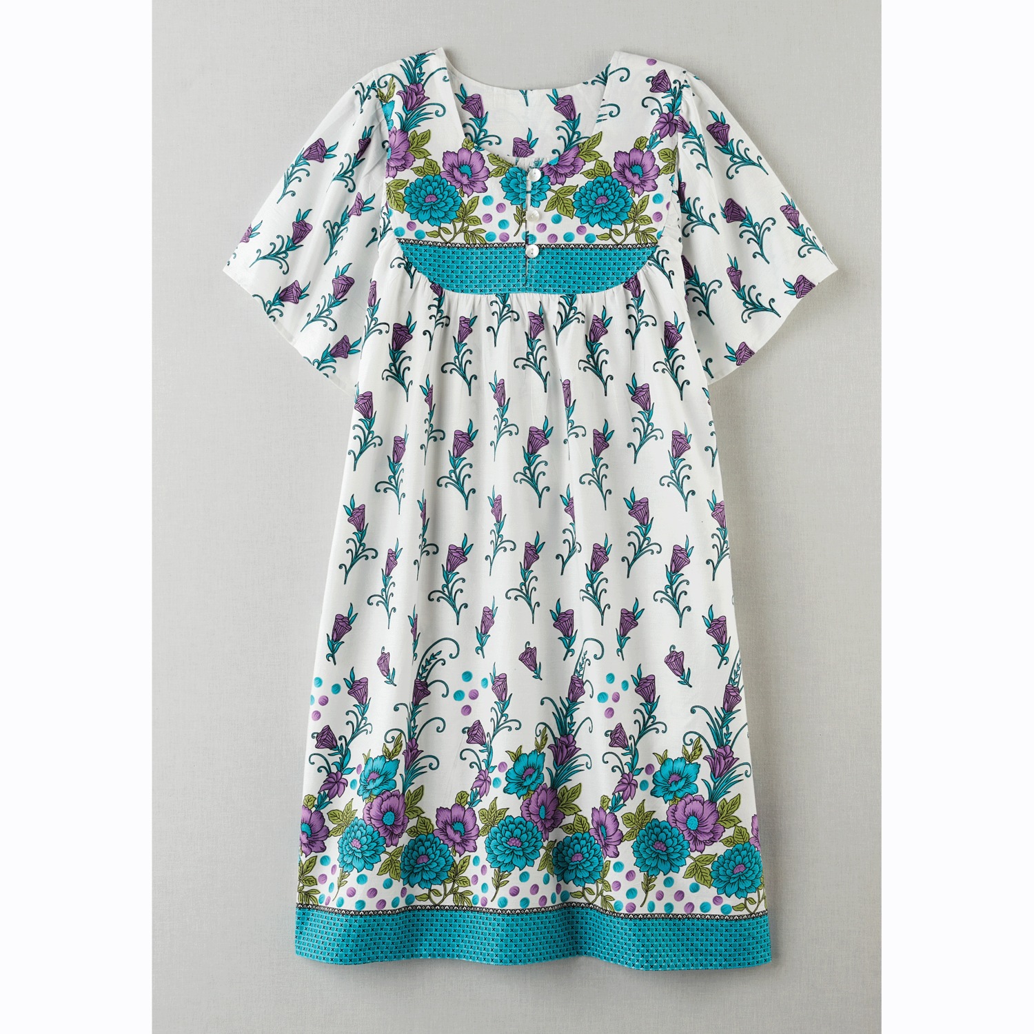 Metro Border Print Patio Dress | Dr. Leonard's